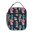 Cactus pattern design Lunch Bag, Insulated Lunch Bag, Portable Lunch ...