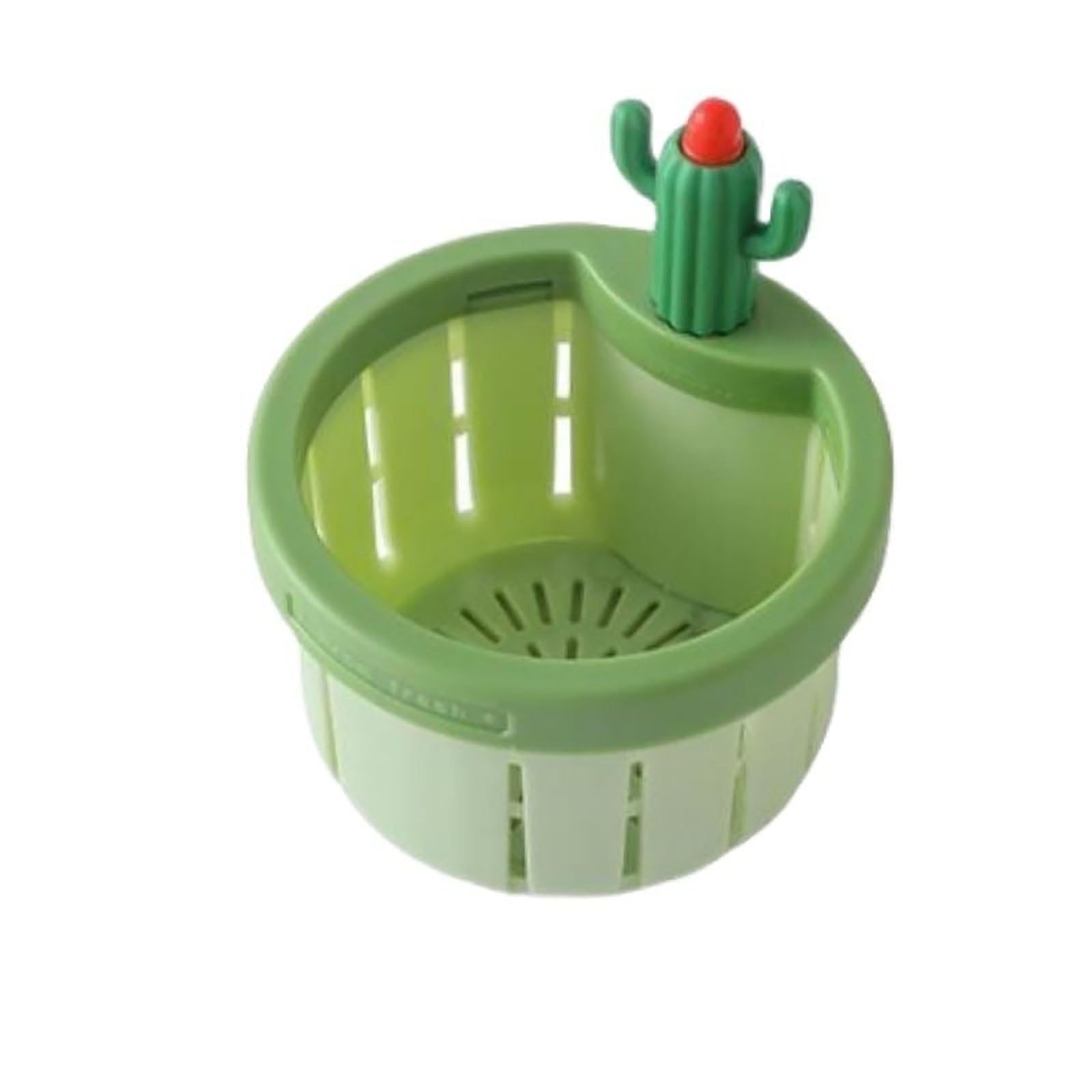 Cactus-style sink strainer and press basket, lift-out kitchen drain ...