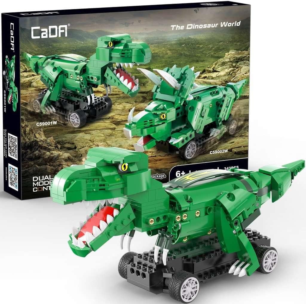 CaDA¬Æ Dino T-Rex RC Building Toy for Kids - STEAM Programming, 343 Pcs ...