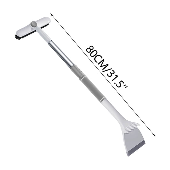 Cadancy 3 in 1 Extendable Snow Brush and Ice Scraper for Car, Aluminum ...