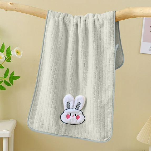 Cadancy Cute Hand Towels for Bathroom Soft Microfiber Absorbent Hanging ...