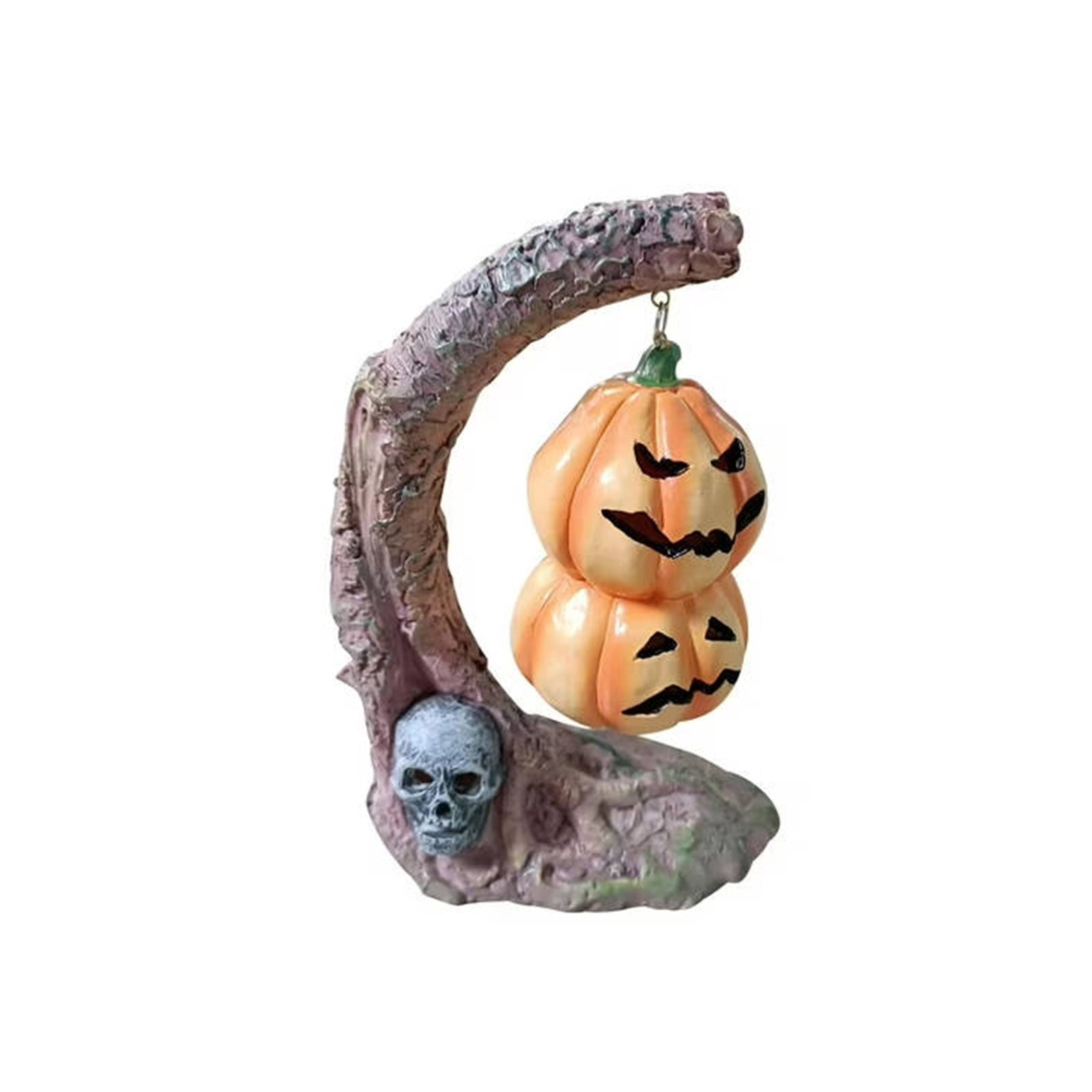 Cadancy Halloween Pumpkin Lamp Tabletop Decoration LED Light Up Jack O ...