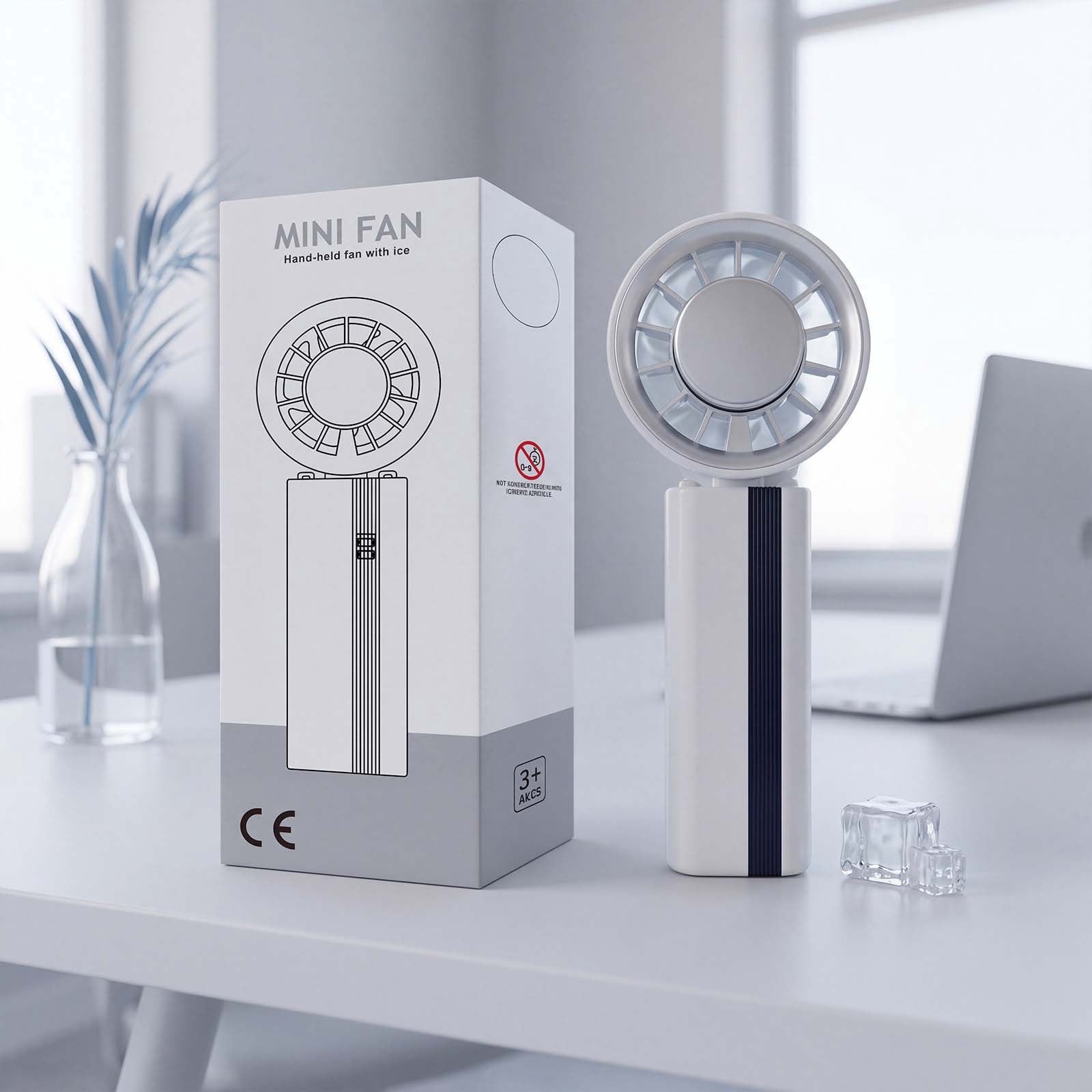 Cadancy Handheld Fan Rechargeable Mini Cooler Personal Lightweight ...