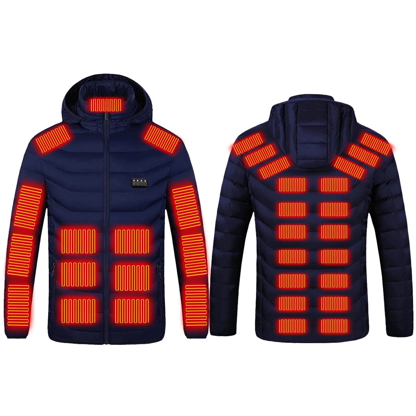 Cadancy Heating Jacket for Women Men Rechargeable Washable 35 Heating ...