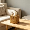Cadancy Woven Tissue Box Holder Handmade Rattan Napkin Dispenser with ...