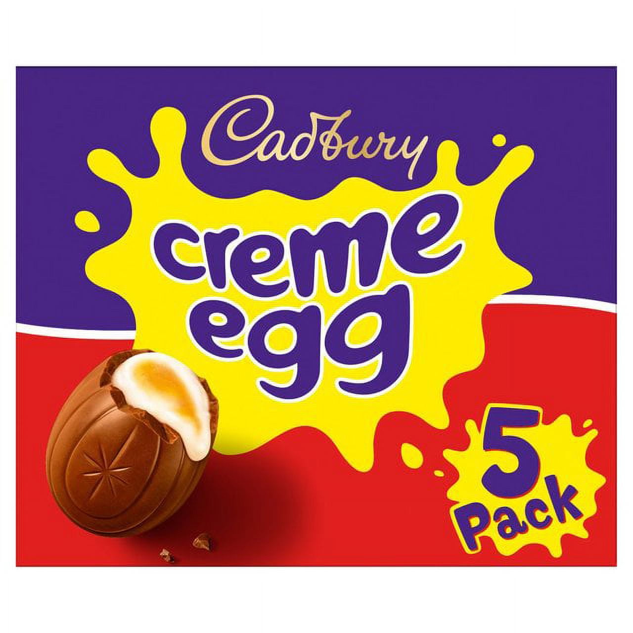 Cadbury 5 Creme Eggs 197g- Imported from United Kingdom - Classic ...