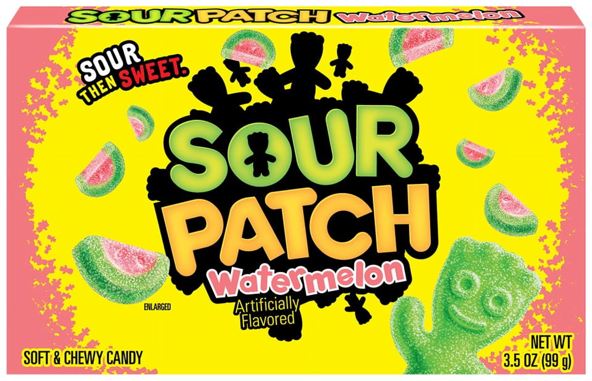 Cadbury Adams Sour Patch Watermelon Soft and Chewy Candy, 3.5 Ounce ...