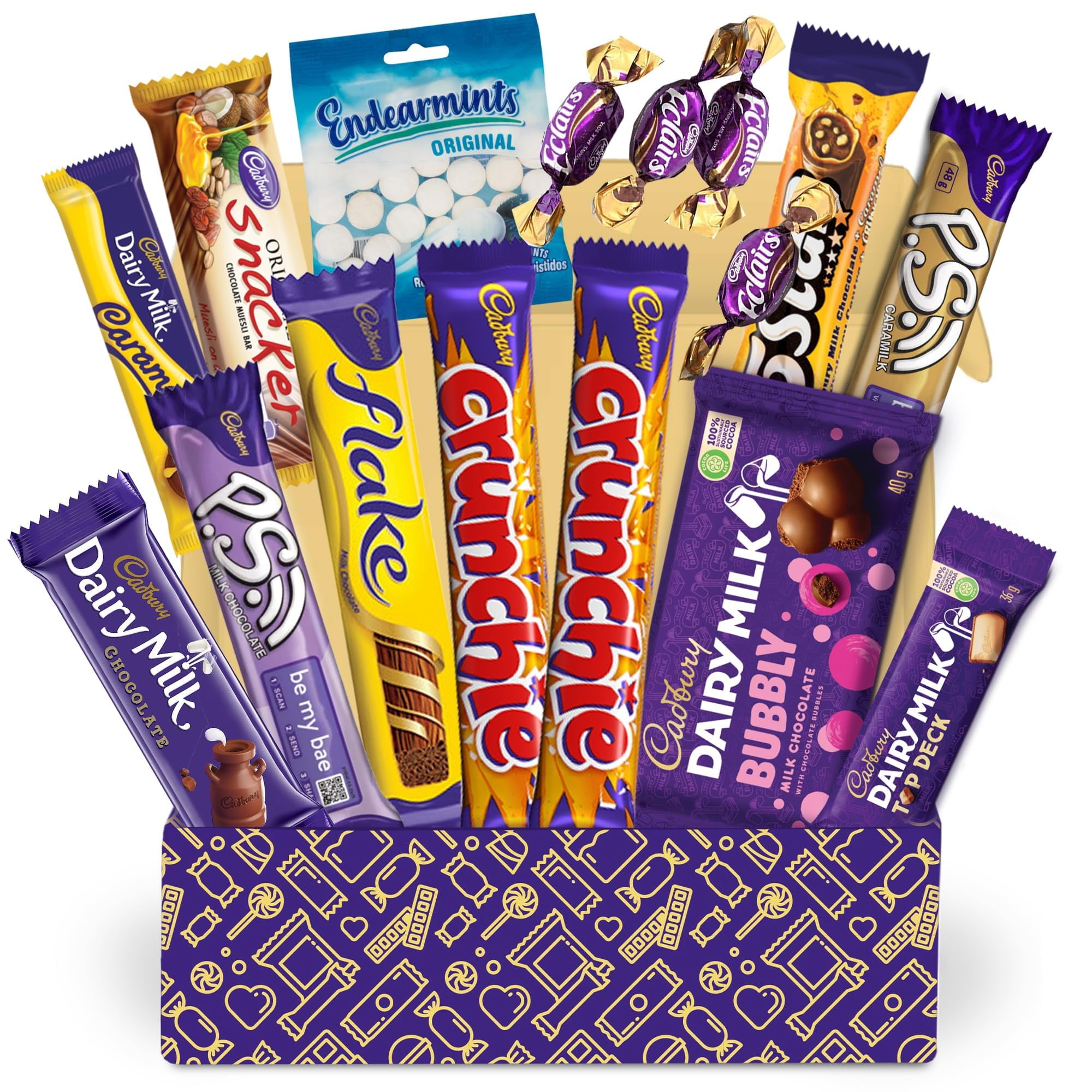 Cadbury Assorted Chocolate Sweets YPF5 Gift Pack | 16-Piece Imported ...