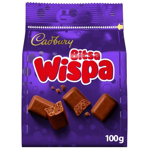 Cadbury Bitsa Wispa Chocolate Bag 110g, British Import (Pack of 3 ...