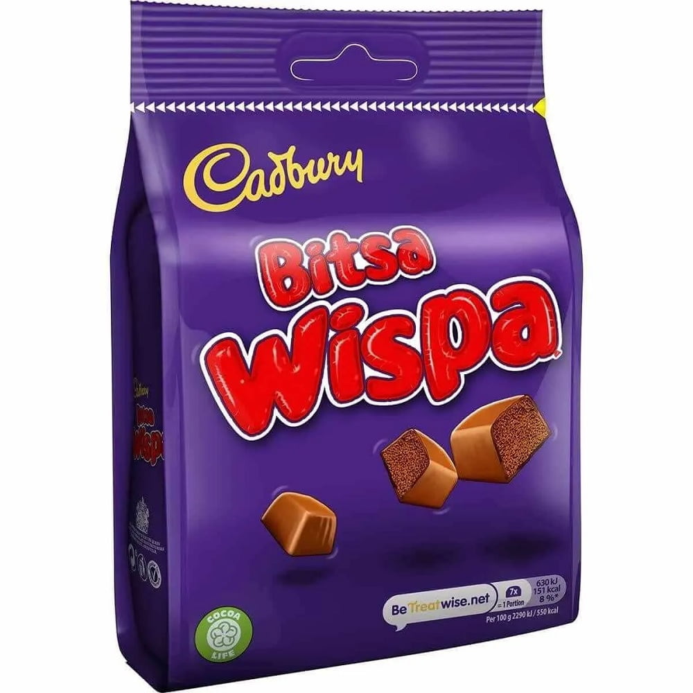 Cadbury Bitsa Wispa Chocolate Bag 100G, Imported from Britain - Walmart.com