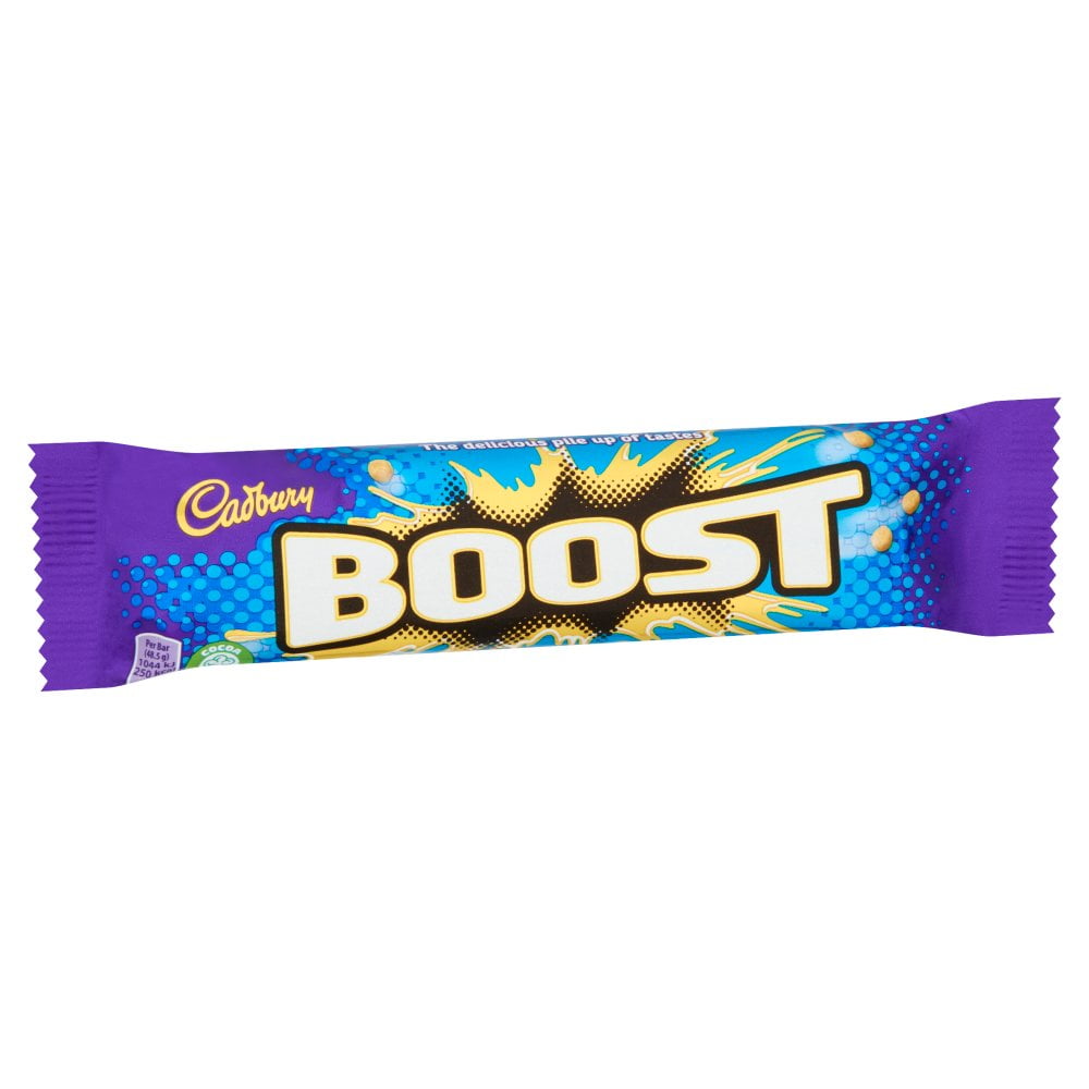 Cadbury Boost Chocolate Bar 48.5g (pack of 48) - Walmart.com