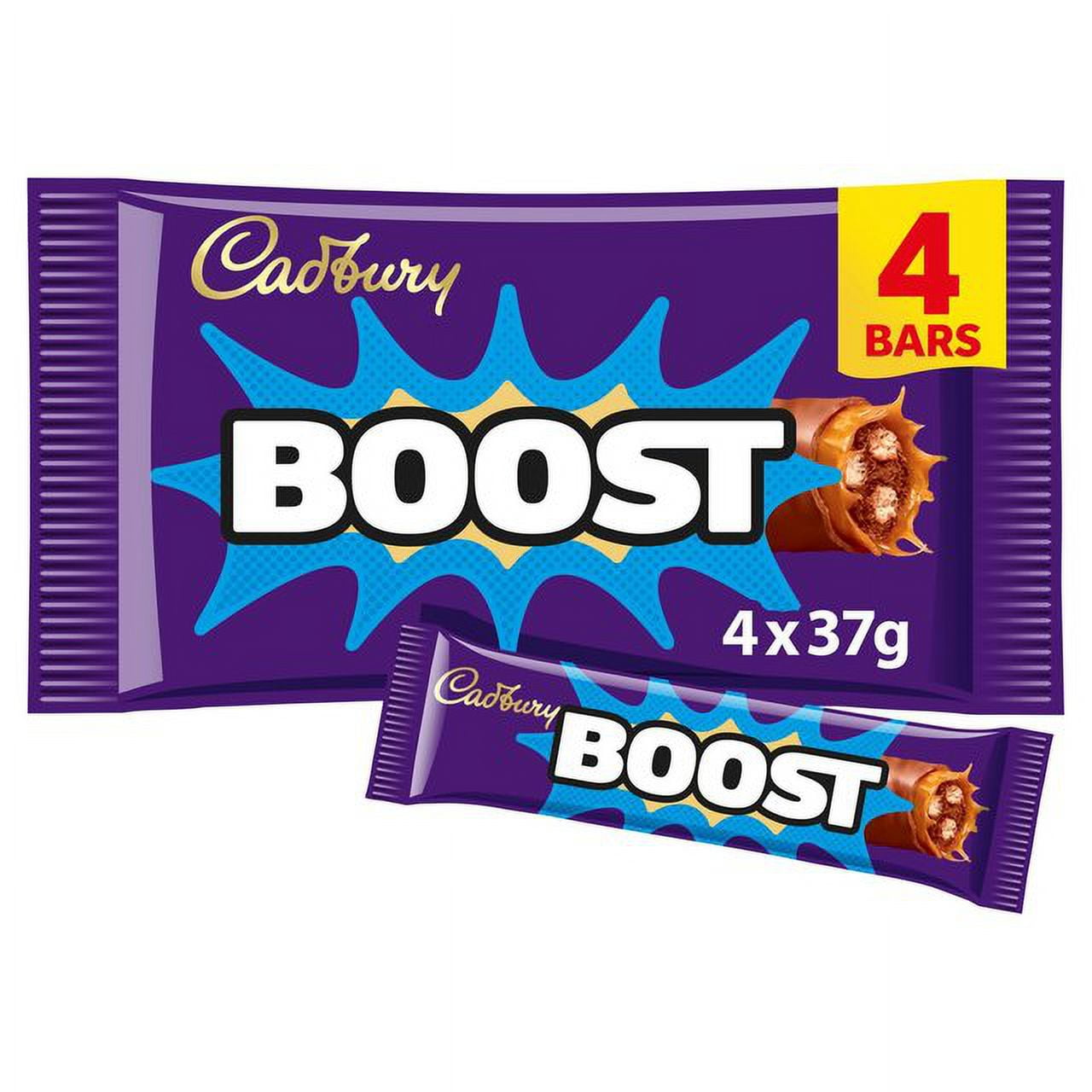 Cadbury Boost Chocolate Bar Multipack 4 x 31.5g - Walmart.com