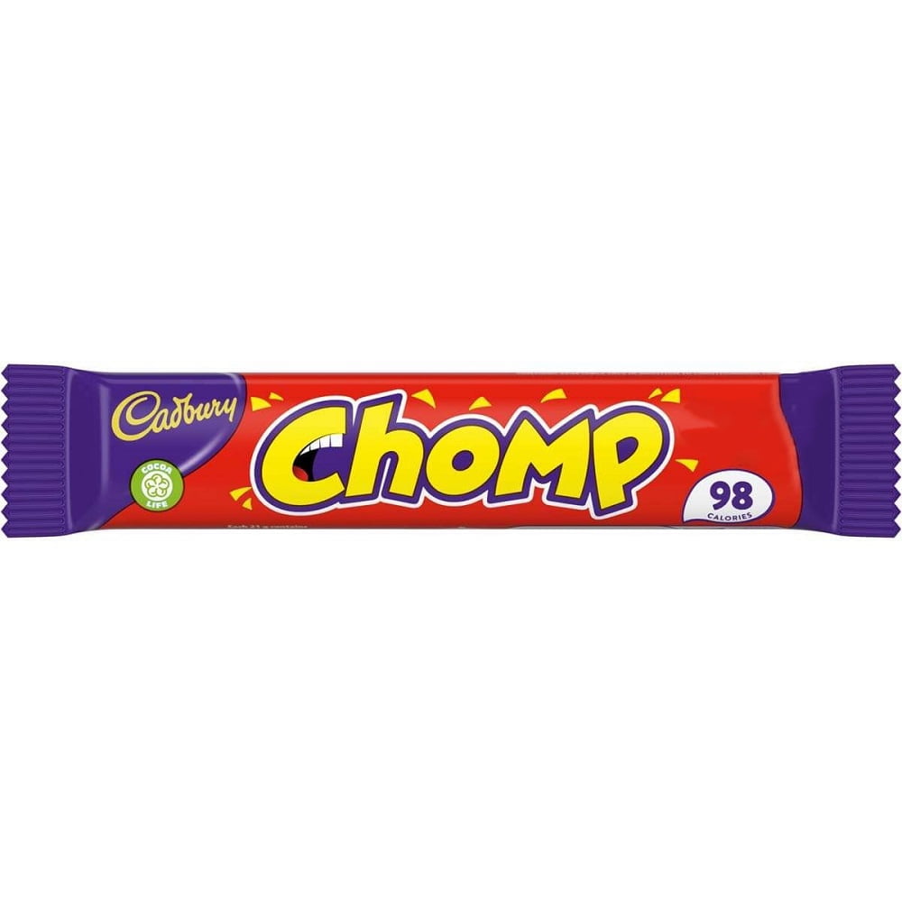 Cadbury Chomp Chocolate Bar 21g (Pack of 10) - Walmart.com