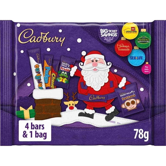 Cadbury Christmas Small Selection Pack 78g - Walmart.com