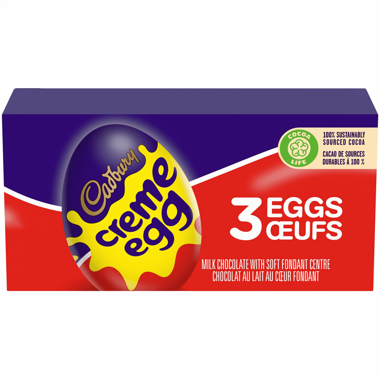 Cadbury Creme Egg, Box of 3x34g, 102g/3.6 oz. - Walmart.com