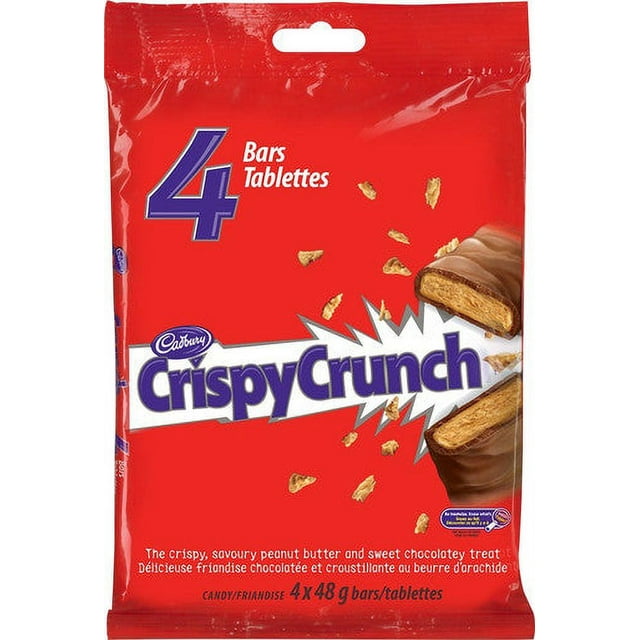 Cadbury Crispy Crunch Candy, 4ct x 48g bars {Imported from Canada ...