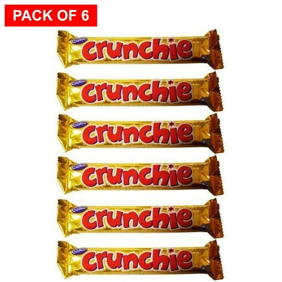 Cadbury Crunchie Chocolate Bars (6 Pack) - Walmart.com