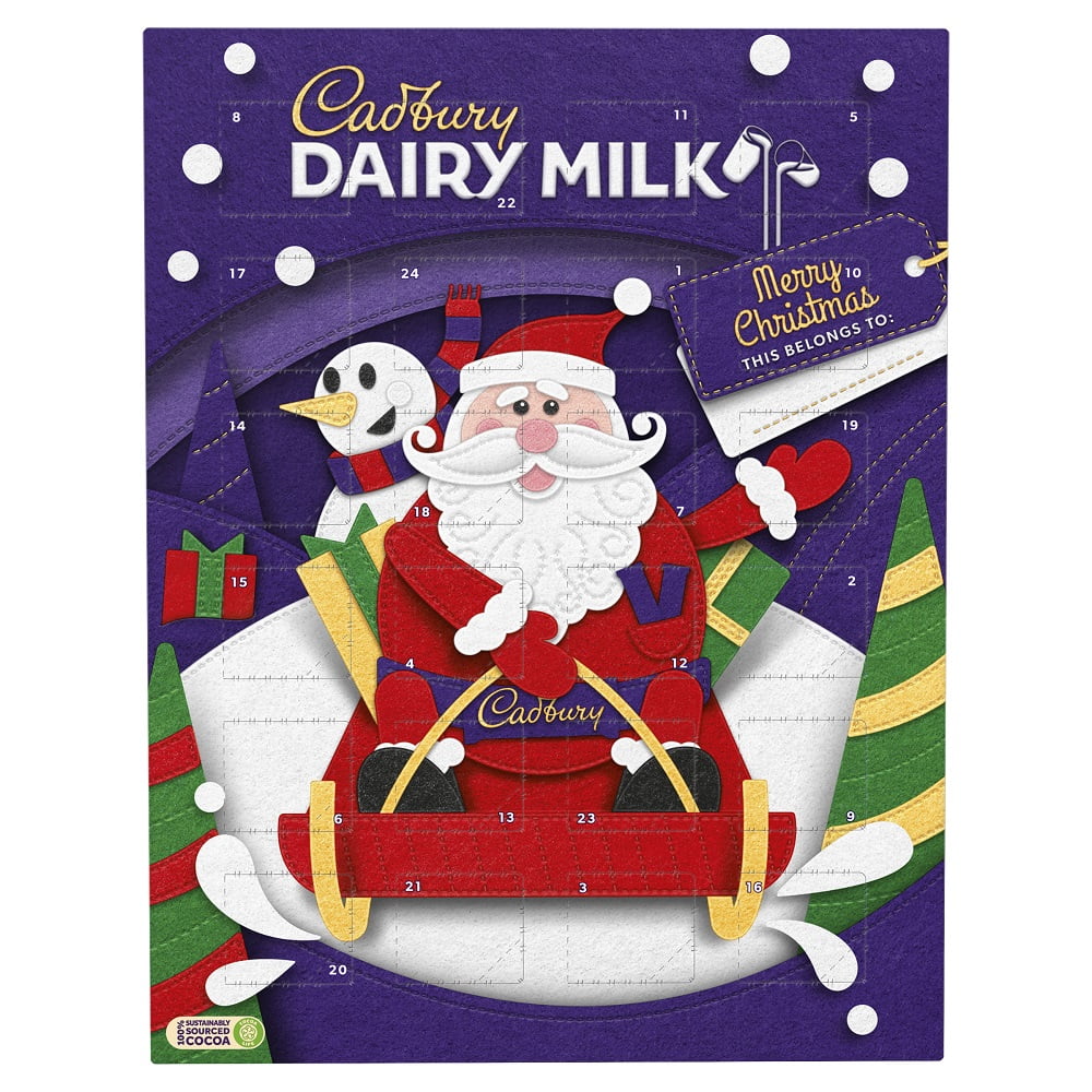 Cadbury Dairy Milk Advent Calendar 90g - Walmart.com
