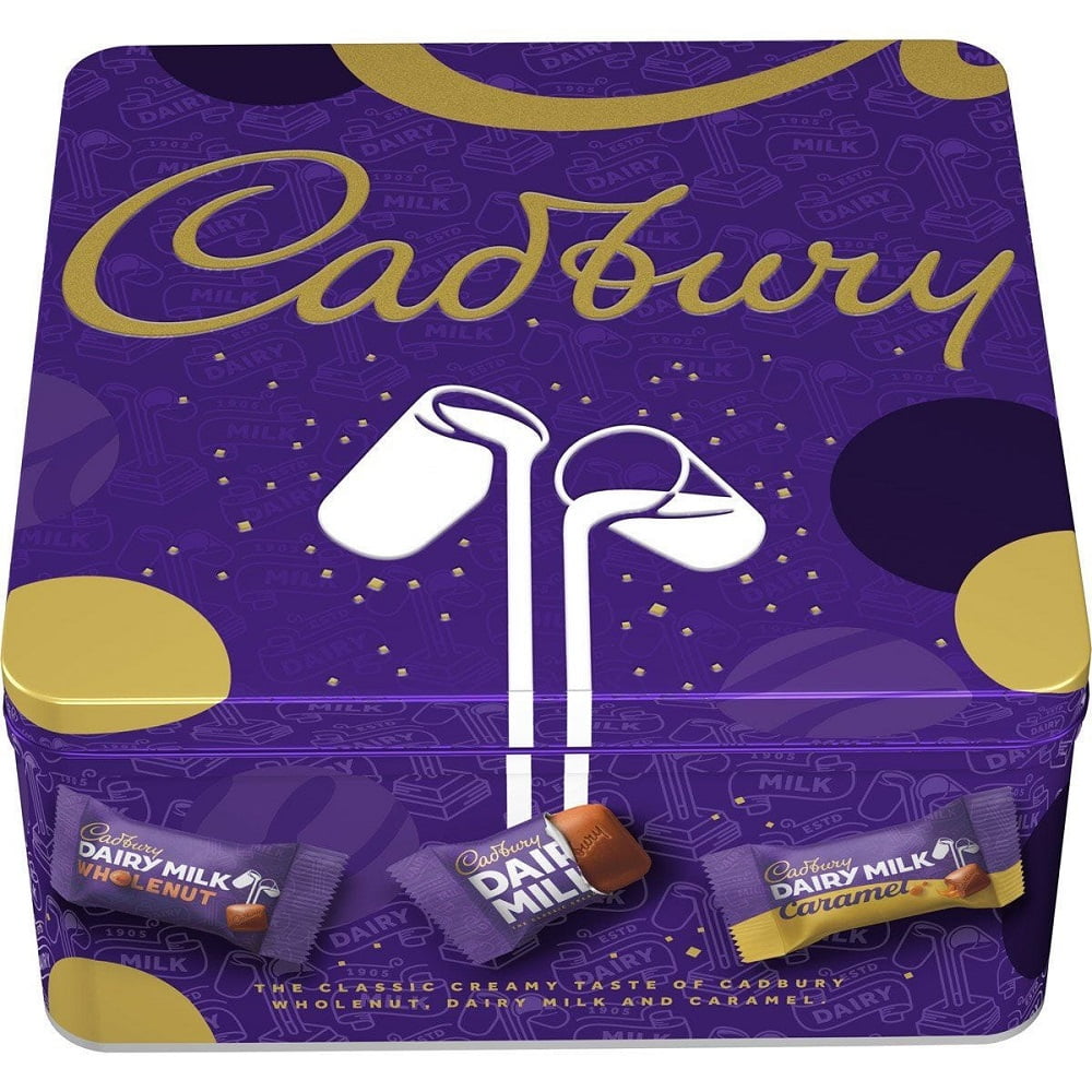 Cadbury Dairy Milk Mixed Chocolate Chunks Tin 380G, Christmas Gift ...