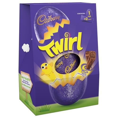 Cadbury Easter Twirl Egg 262G Packaging May Vary - Walmart.com