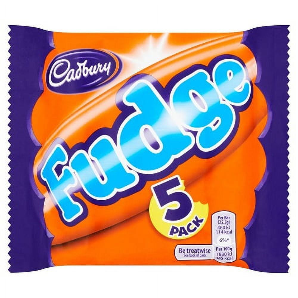 Cadbury Fudge Bar Pack Wrapped In Smooth Cadbury Milk Chocolate ...