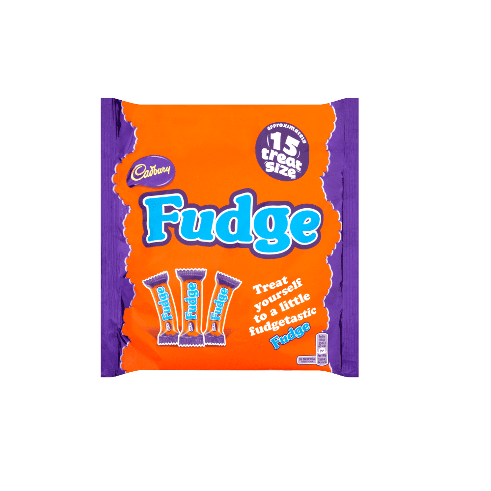 Cadbury Fudge Treat Size Chocolate 202g (Pack of 2) - Walmart.com