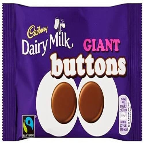 Cadbury Giant Buttons Bitesize | Total 6 Bags Of British Chocolate ...