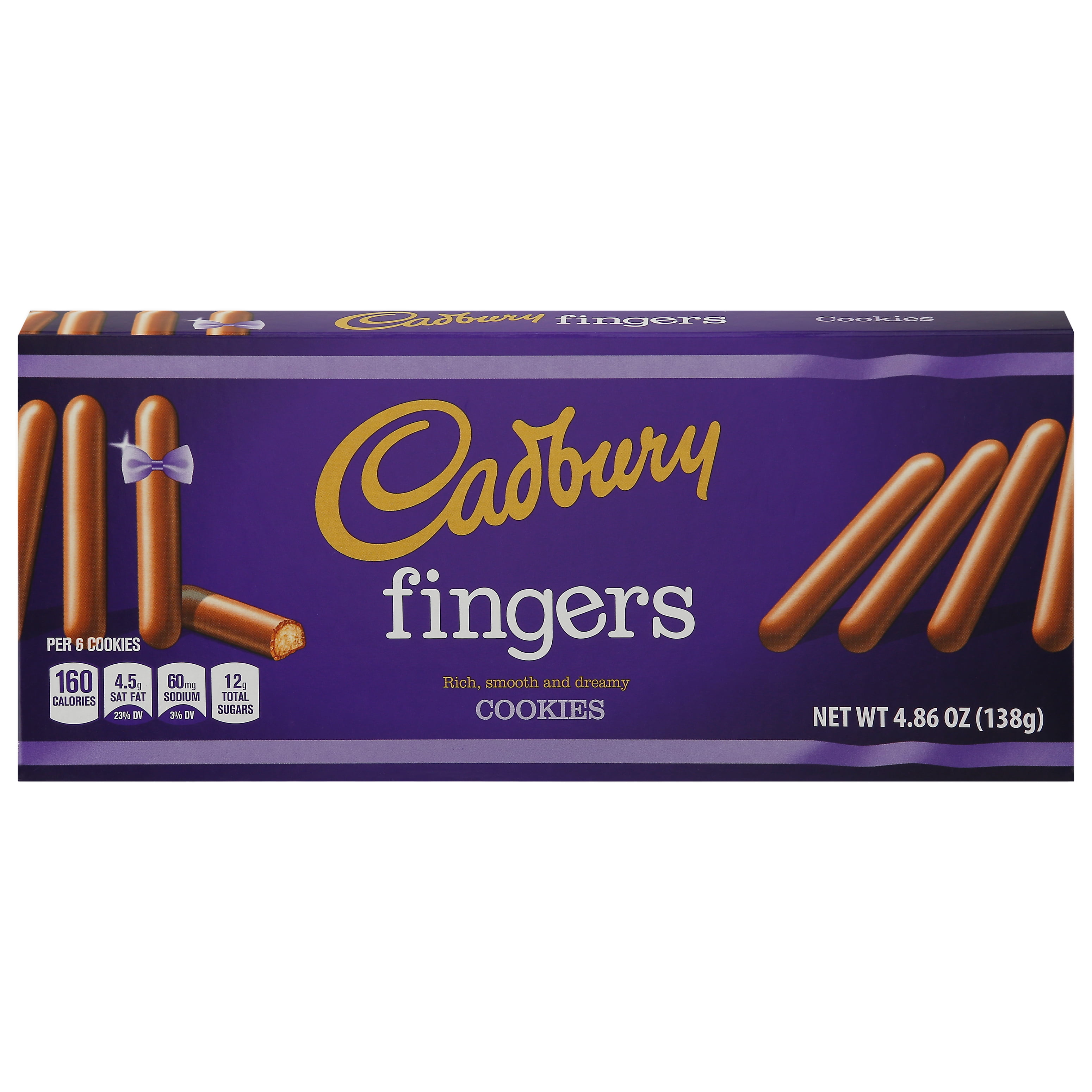 Cadbury Milk Chocolate Cookies, Crispy Biscuits Covered in Velvety ...