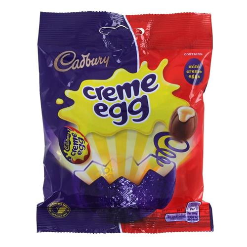Cadbury Mini Creme Egg Chocolate Bag 78G Packaging May Vary - Pack of 2 ...