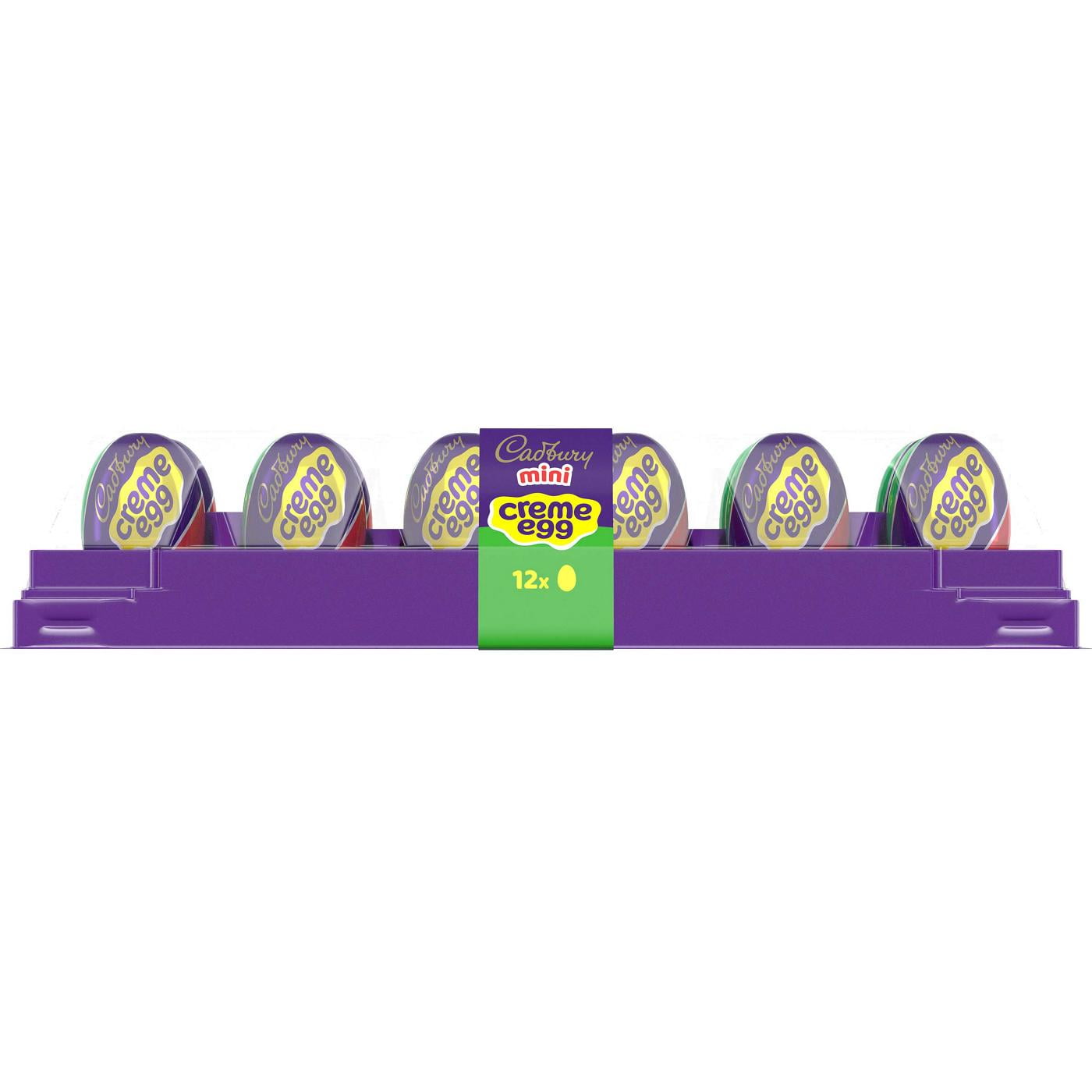 Cadbury Mini Creme Milk Chocolate & Fondant Eggs Easter Candy - 12 ct ...