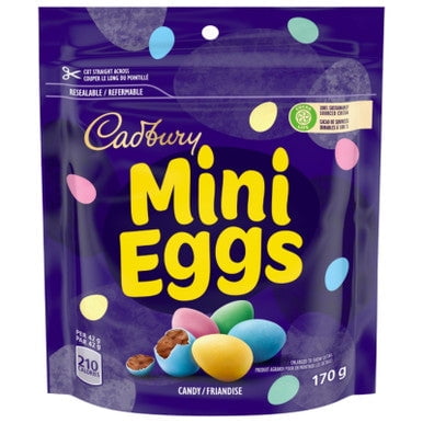 Mondelez Cadbury Mini Eggs, Milk Chocolate Candy, 170g/6 oz, Imported ...