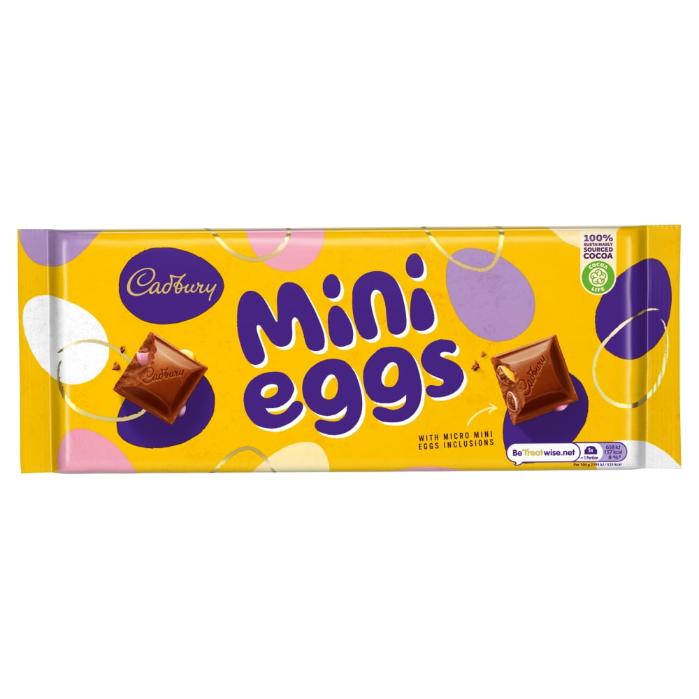 Cadbury Mini Eggs Block 360g (Pack of 1) - Walmart.com