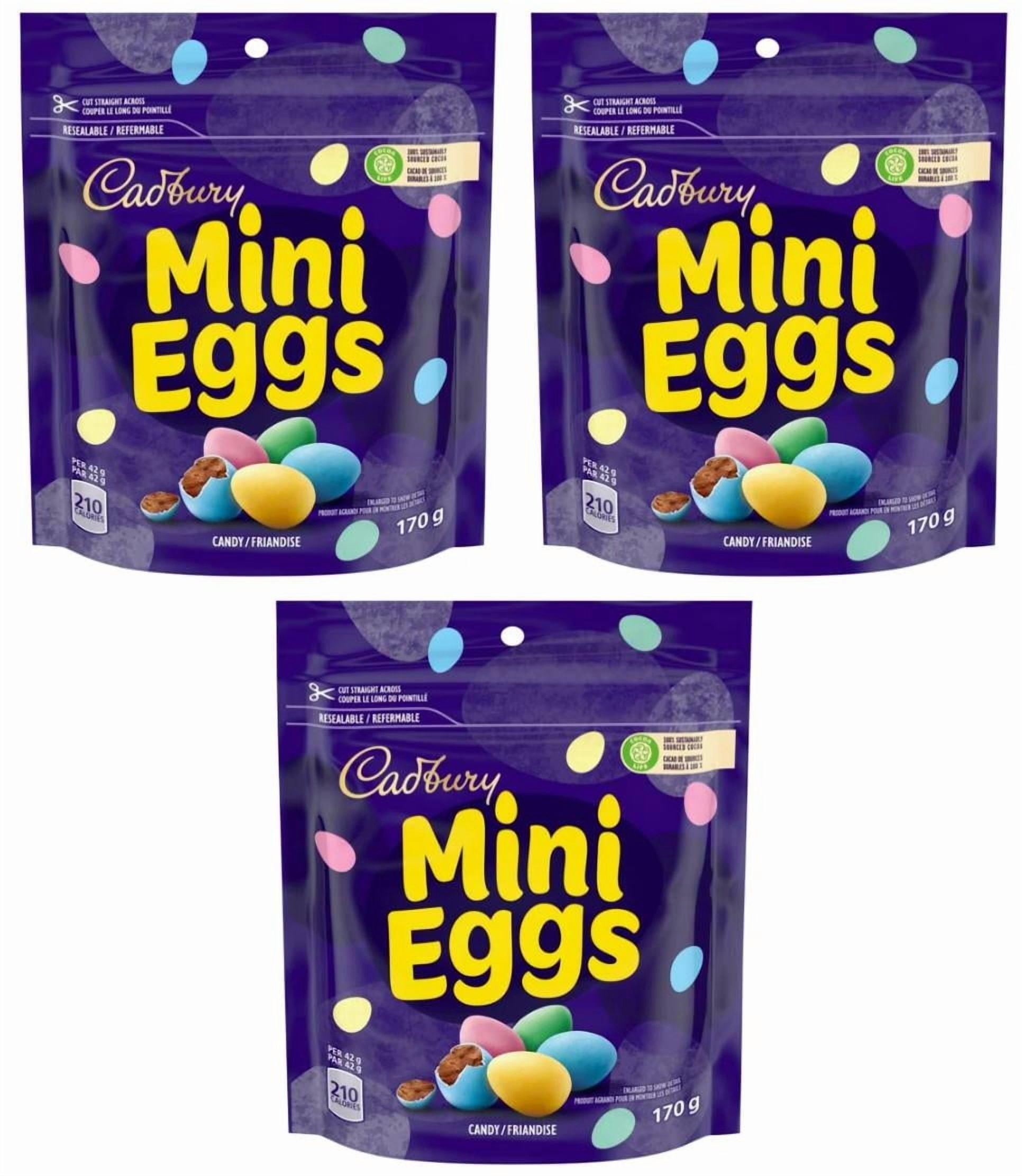 Cadbury Mini Eggs, Chocolatey Candy Eggs, 151g (3 Pack) - Walmart.com