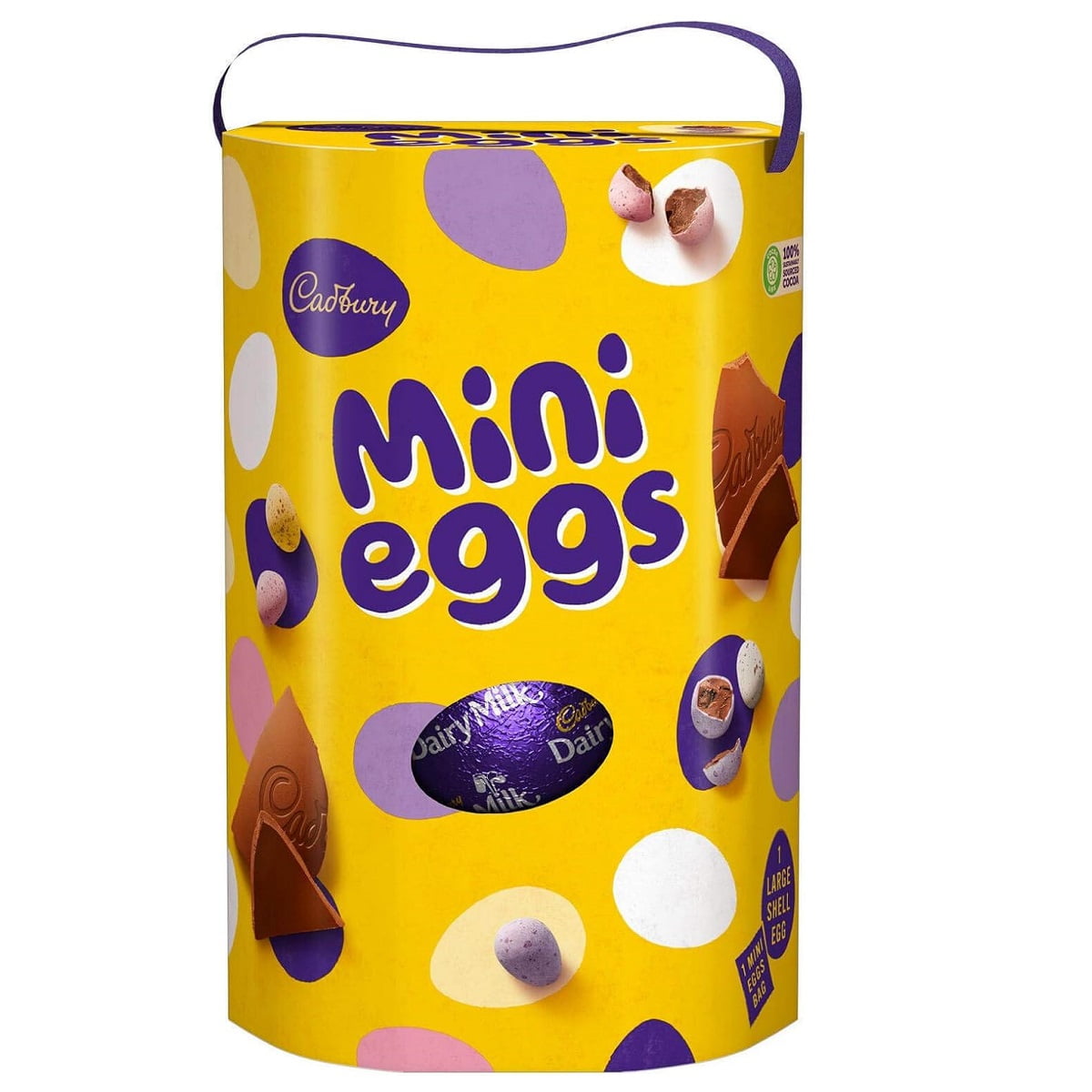 Cadbury Mini Eggs Large Easter Egg Chocolate 232g (Pack of 4) - Walmart.com