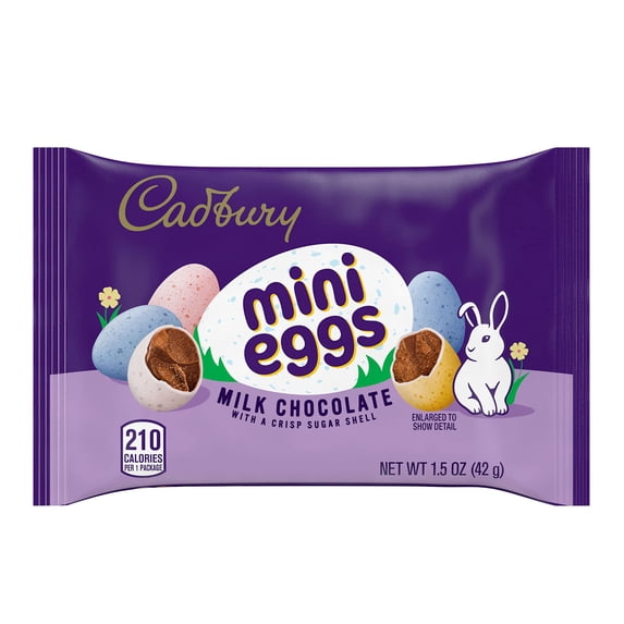 Cadbury Mini Eggs Milk Chocolate 1.5 oz - 1 lb - Walmart.com