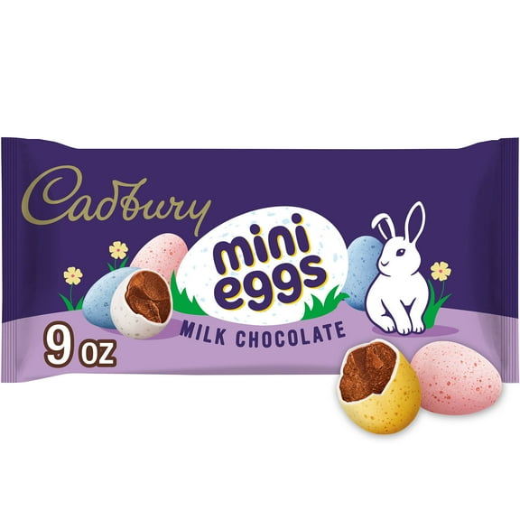 CADBURY MINI EGGS Milk Chocolate, Easter Candy Bag, 9 oz - Walmart.com