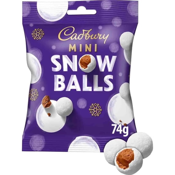 Cadbury Mini Snow Balls 74g (Pack of 1) - Walmart.com