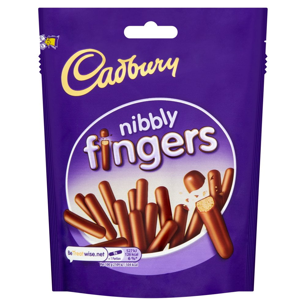 Cadbury Nibbly Milk Chocolate Fingers Bag - Walmart.com