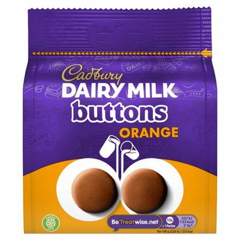 Cadbury Orange buttons- 85g - Walmart.com