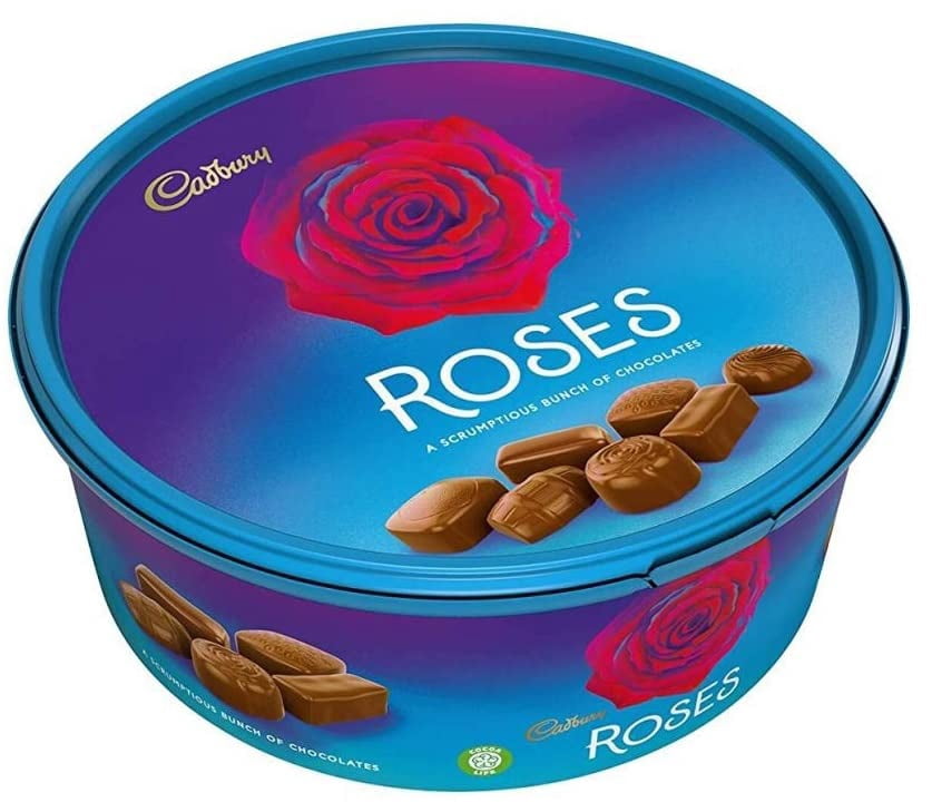 Cadbury Roses Milk Chocolate BCF26 Tub 550g - Walmart.com