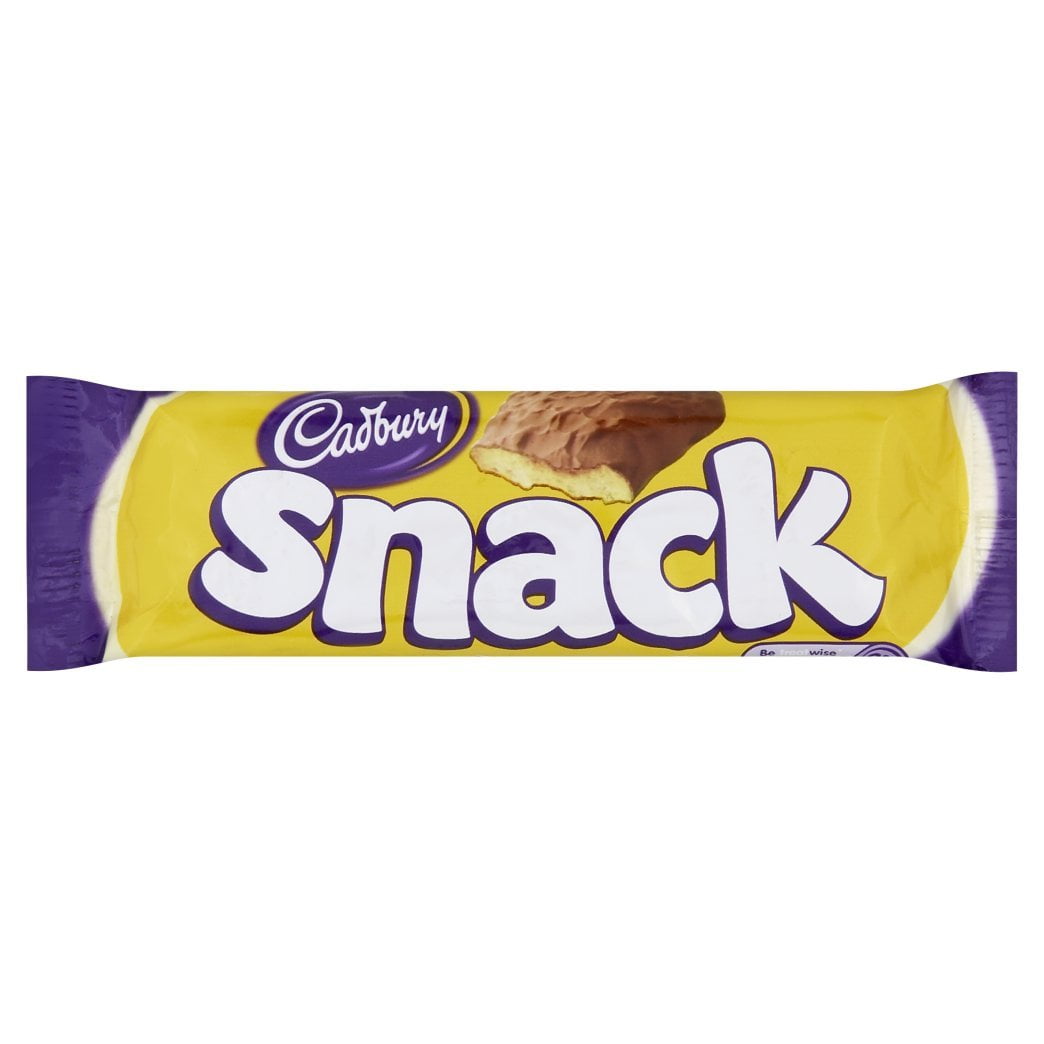 Cadbury Snack Chocolate Covered Shortcake Biscuit 43 g (Pack of 36 ...