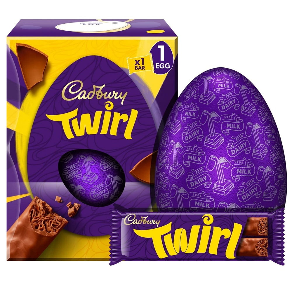 Cadbury Twirl Large Egg Chocolate 198g (Pack of 6) - Walmart.com