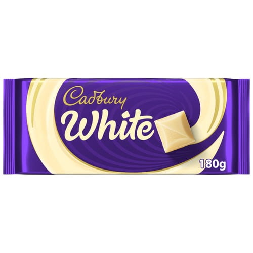 Cadbury White Chocolate Bar 180g, British Import (Pack of 3) - Walmart.com
