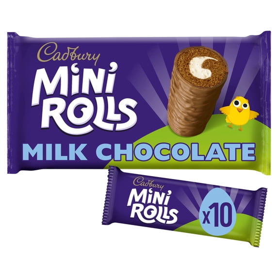CadburyÂ MilkÂ Chocolate Mini RollÂ CakesÂ 10 Pack, Imported from ...