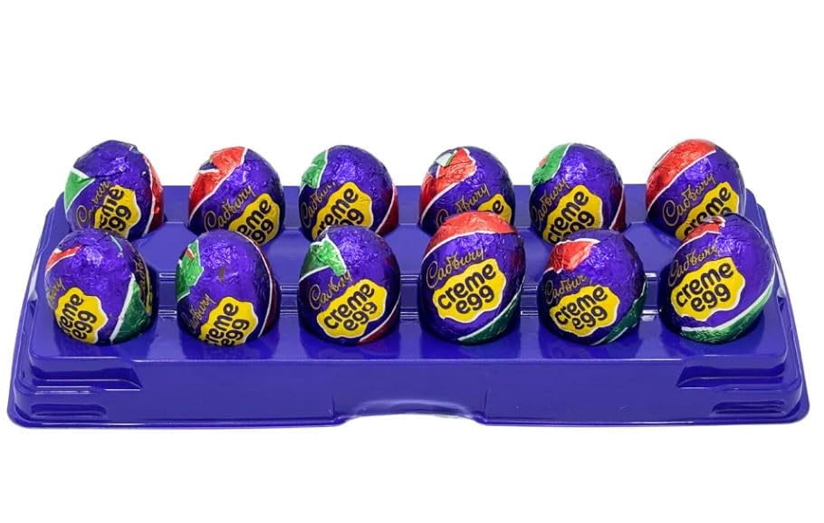 CadburyEGGS Milk Chocolate Mini ESF27 Creme Eggs 12 Count Indvidually ...