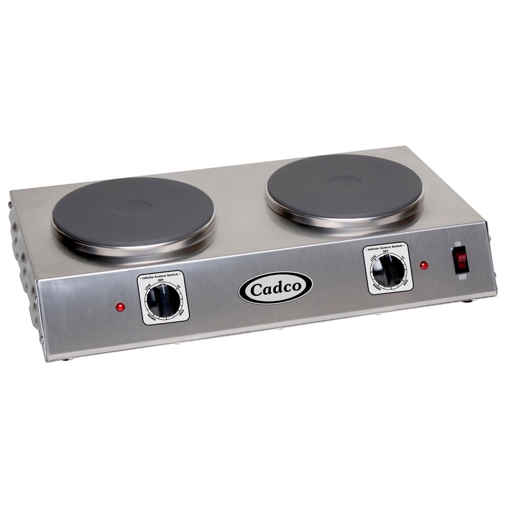 Cadco CDR-2C 21" Two Burner Portable Electric Hot Plate - Walmart.com