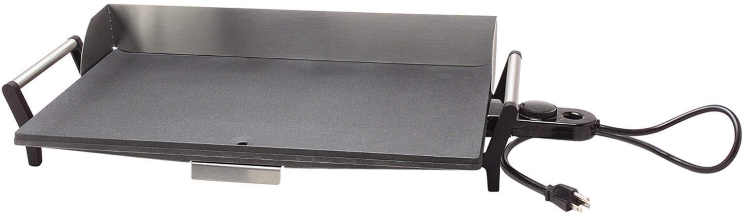 Cadco Commercial Electric Countertop Flat Grill, Portable PCG-10C ...