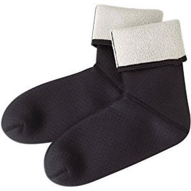 Caddis Black Fleece Lined Neoprene Socks - Walmart.com