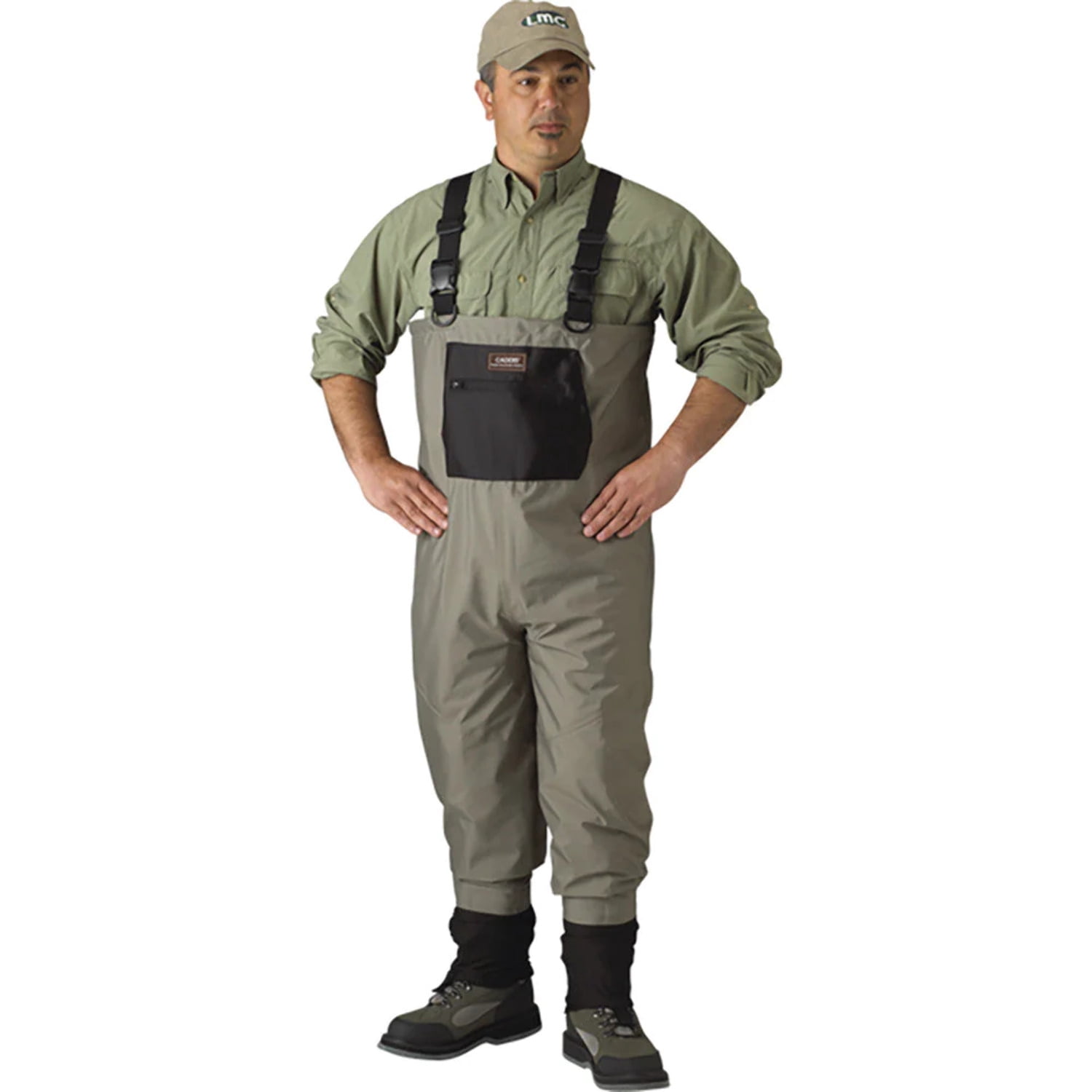 Caddis Men's Breathable Stockingfoot Waders - M Stout Tan - Walmart.com