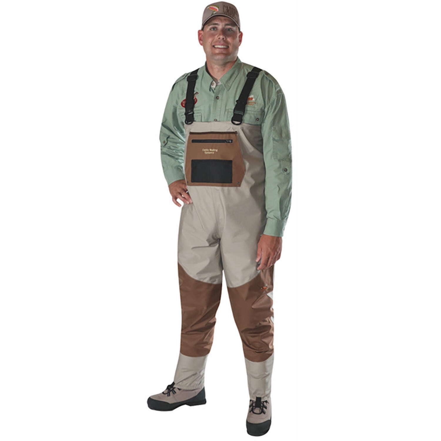Caddis Men's Deluxe Breathable Stockingfoot Waders - XXL - Walmart.com